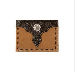 Nocona Wallet Roughout Bifold
