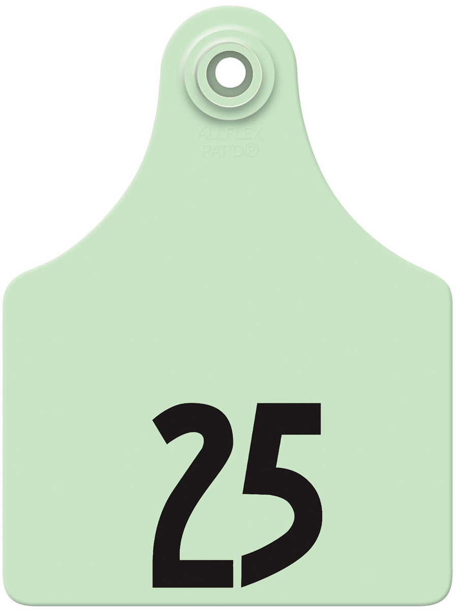 Allflex Cow Tags Green